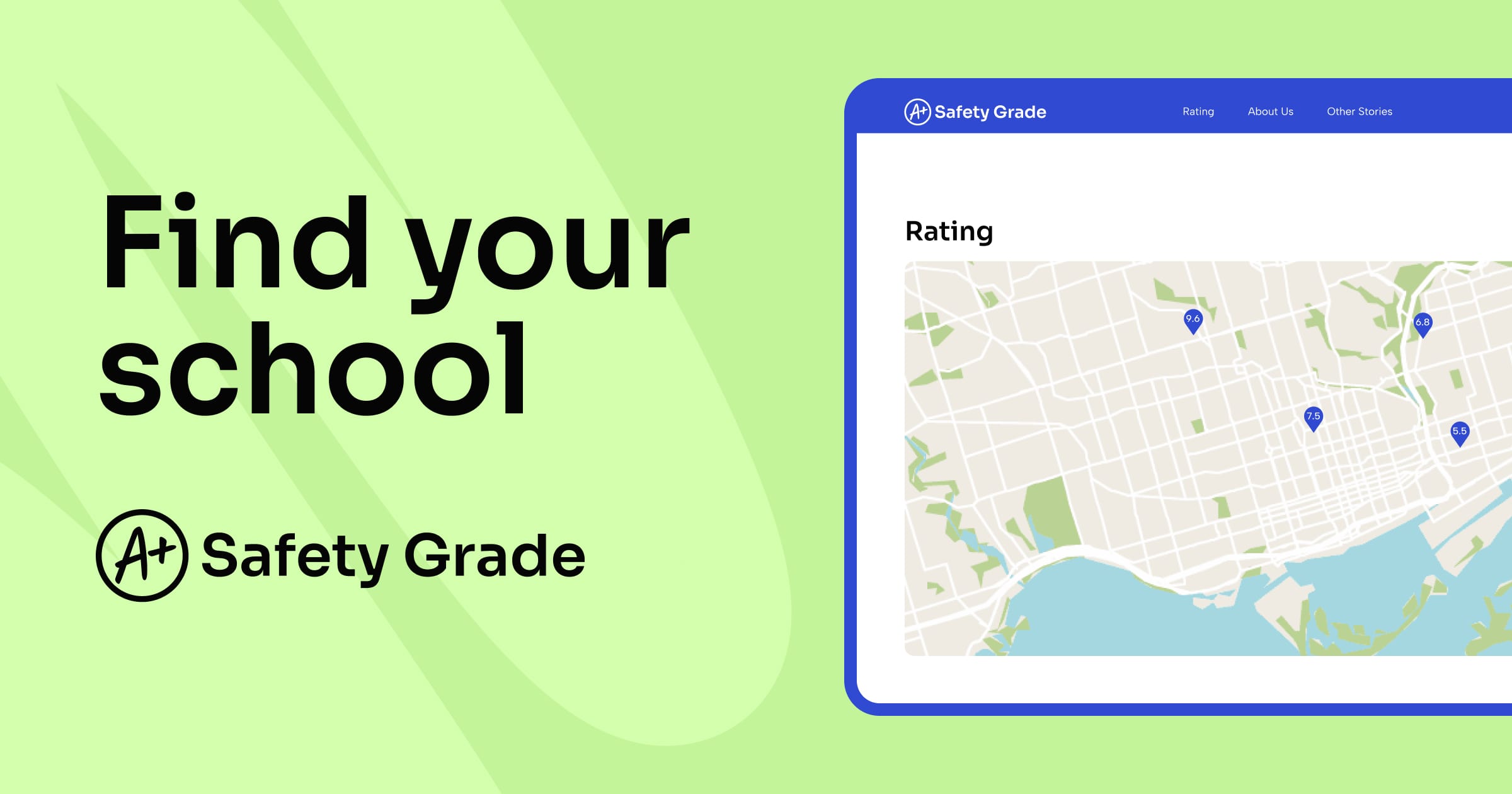 Schools Rating Map | Safety Grade